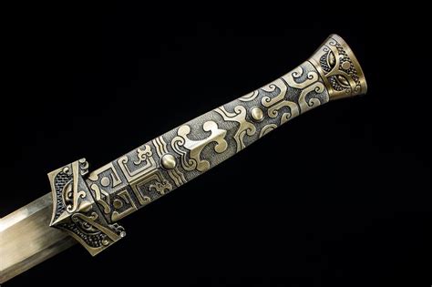 Chinese Han Jian Sword Forged High Carbon Steel Blade Loongsword