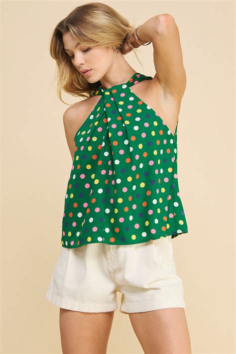 Sahar Crossover Halter Top Shopifsheloves