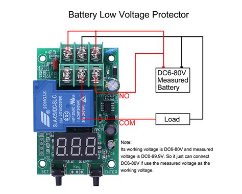 Dc 0 999v Voltage Monitor Module Programmable Relay Switch