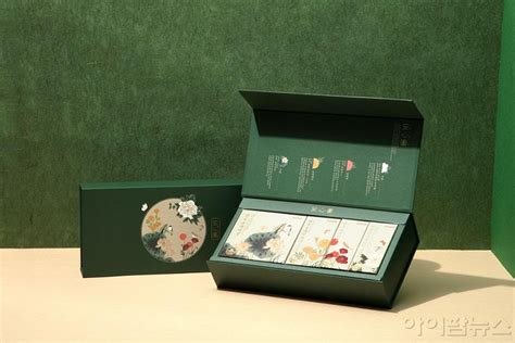 안국건강 민화 디자인의 추석 ‘건강 선물세트 출시 아이팜뉴스 차 포장 선물박스 제품 포장