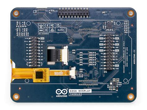 Arduino GIGA Display Shield จอทชสกรนสำหรบ Arduino GIGA R WiFi CNX Software