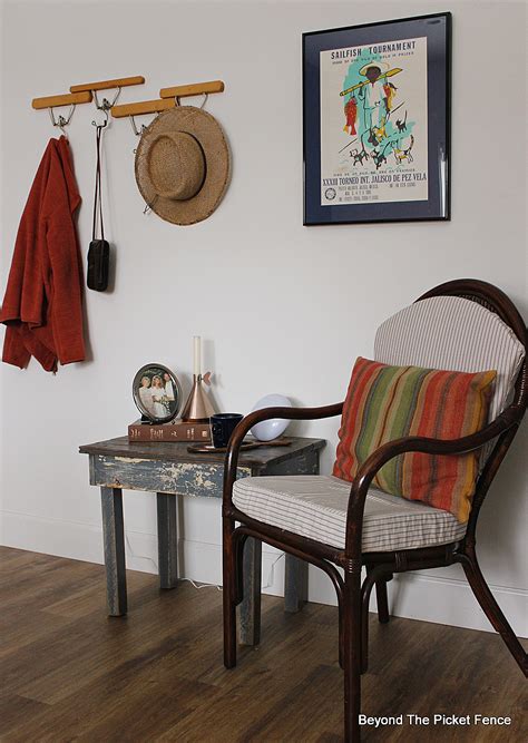 Beyond The Picket Fence Rustic Boho Bedroom Seating Area And Diy Coat Hook