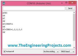 Receive SMS With AT Commands Using Sim And Arduino The Engineering Projects