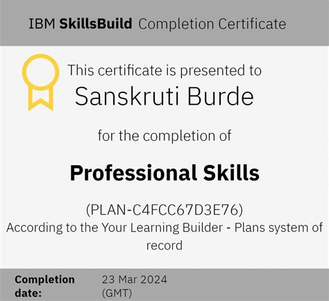Sanskruti Burde On Linkedin Excited To Announce That Ive Successfully Completed A Comprehensive
