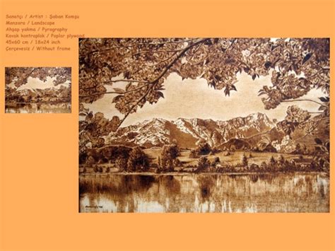 Items Similar To Pyrography Landscape On Etsy
