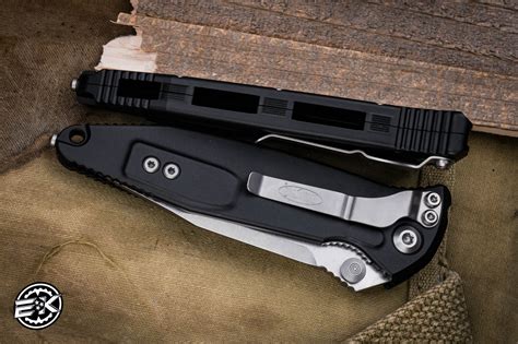 Microtech Socom Elite Manual Folding Knife 4 Clip Point Stonewash 160 10
