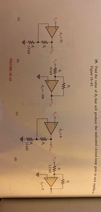Solved 19 Find The Value Of R That Will Produce The