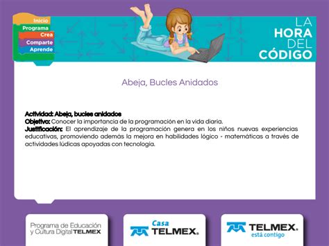 Abeja Bucles Anidados Programa De Educación Y Cultura Digital