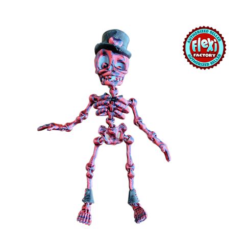 Dapper Skeleton Kitty Cat 3d
