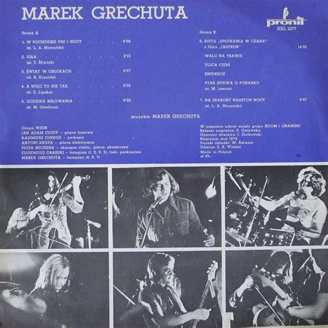 Marek Grechuta Magia Ob Ok W Lp Pl Vinyl Tamka