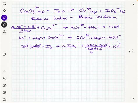 Complete and balance the following redox reaction in acidic solution. Be sure to include the ...