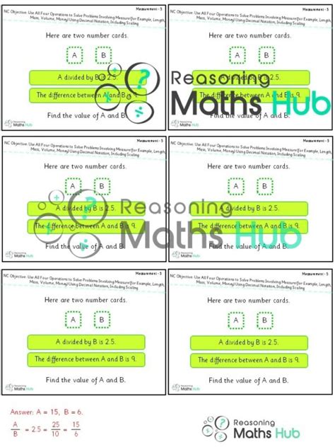 Use All Four Operations To Solve Problems Master The Curriculum