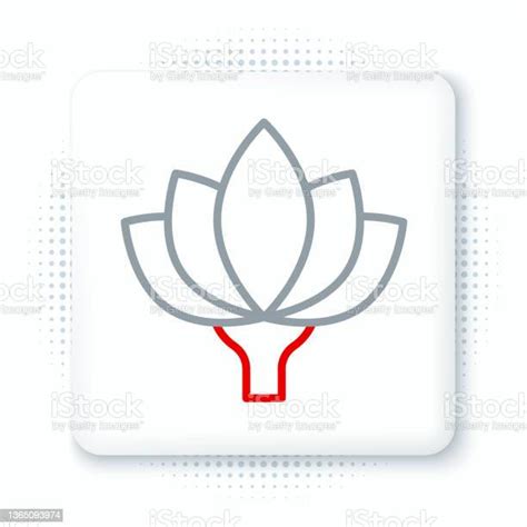 흰색 배경에 격리 된 라인 연꽃 아이콘 다채로운 개요 개념 벡터 0명에 대한 스톡 벡터 아트 및 기타 이미지 0명 개념
