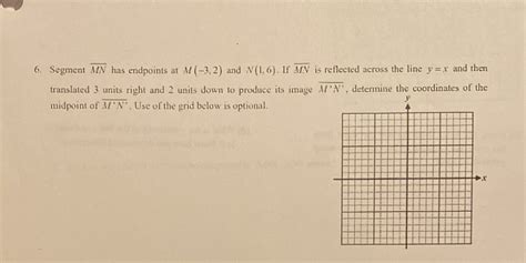 [solved] 6 segment mn has endpoints at m 3 2 and n 1 6 if min