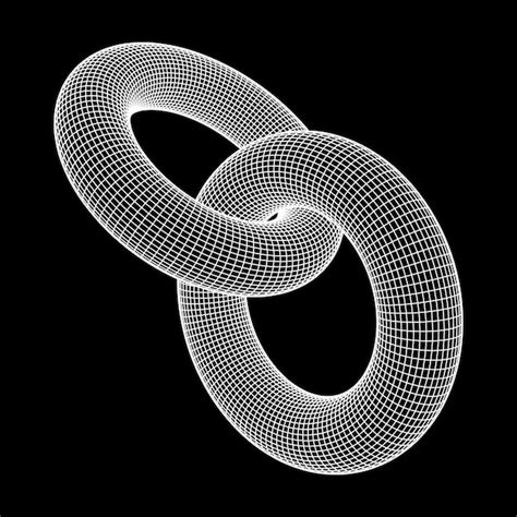 Premium Vector Wireframe Polygonal Element