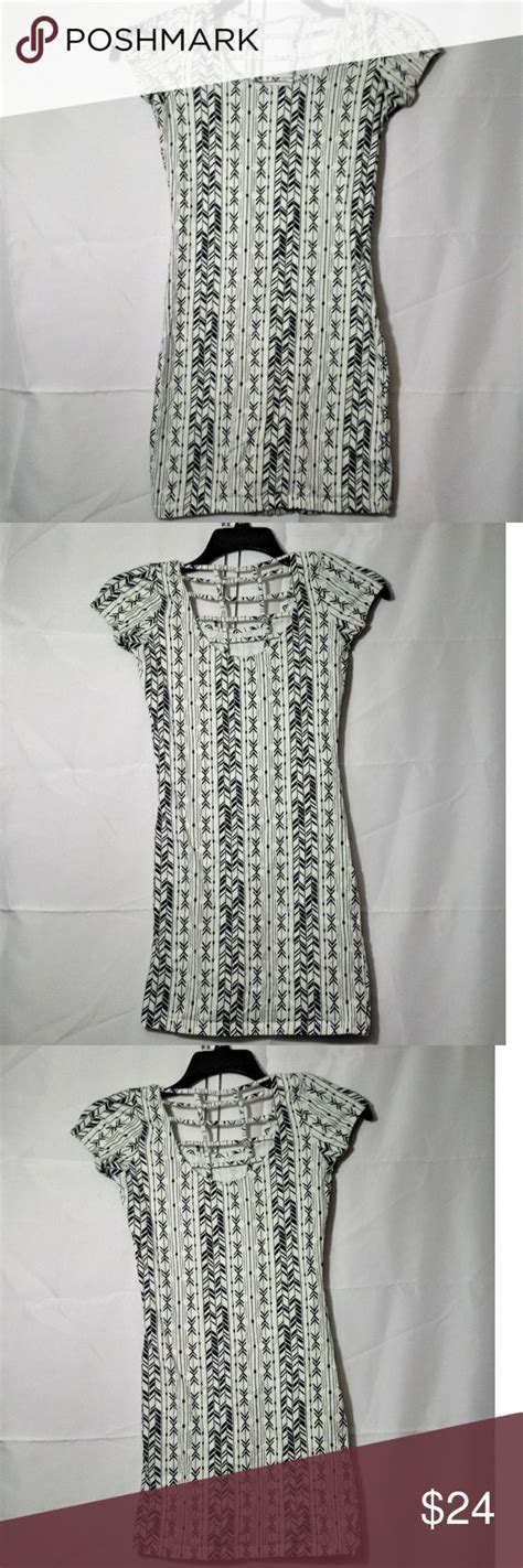 Charlotte Russe Mini Dress With Aztec Design