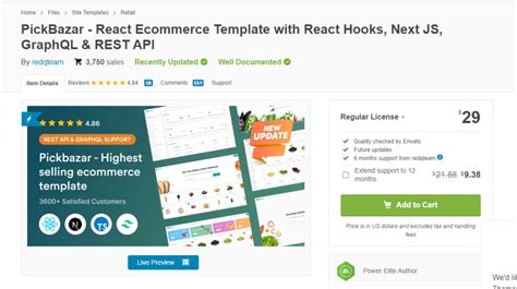 SHARE PickBazar React Ecommerce Template With React Hooks Next JS