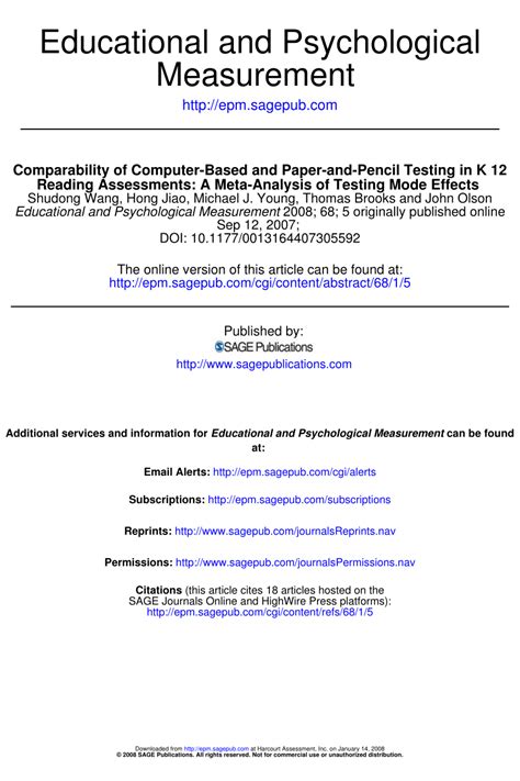 pdf comparability of computer based and paper and pencil testing in k