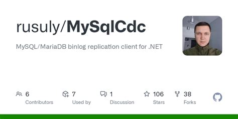 Github Rusulymysqlcdc Mysqlmariadb Binlog Replication Client For Net