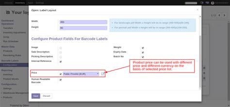 Odoo Product Advance Barcode Labels WebKul