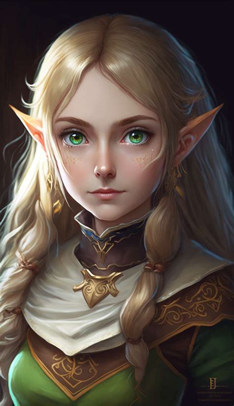 精灵女孩 全部作品 Ai绘画 素材集市