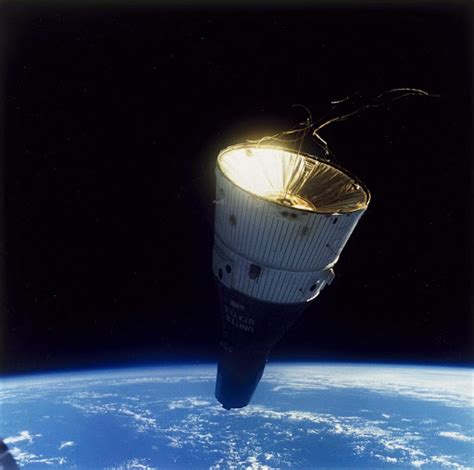 Mission Gemini Titan VI A And VII Gemini VII In Orbit As Seen From