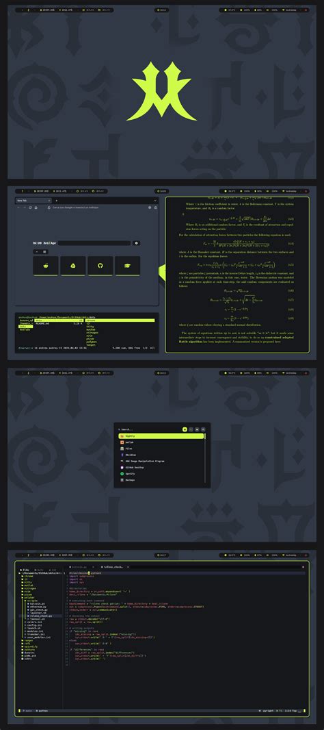 GitHub Sommaa Mantis My Linux Setup For Studing I Wm Grey Lime Theme Linux Gnome Linux