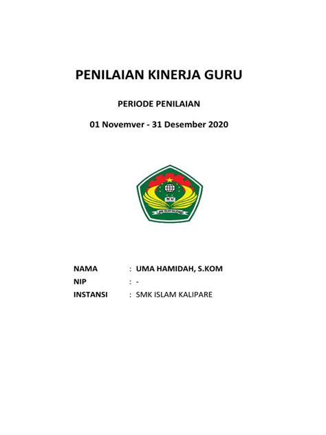 Format Pkg Smk Pdf