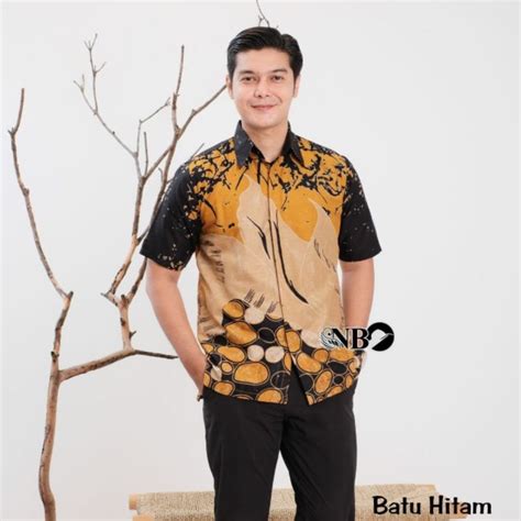 Jual Hem Batik Batu Blouse Batik Batu Wanita Kerja Lengan Panjang Set