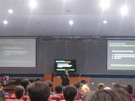 Wajiha Adnan On Linkedin Talk About Seminars Cloudjunction Talks