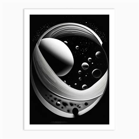 Kuiper Belt Noir Comic Space Art Print By Outer Space Fy