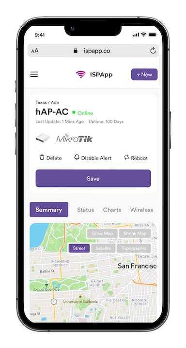 mikrotik cloud management with ispapp