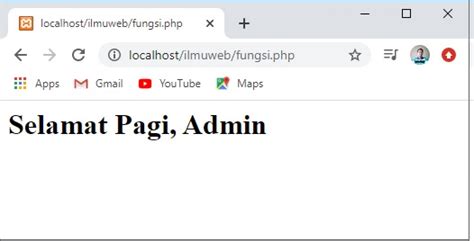 Memahami User Defined Function Di Dalam PHP IlmuWeb NET