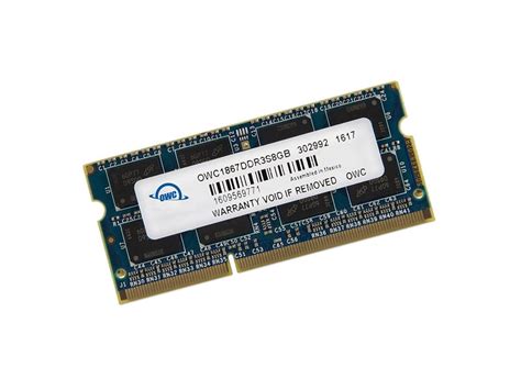 OWC Mac Memory 8GB SO DIMM DDR3 RAM 1867MHz Tech Co Za