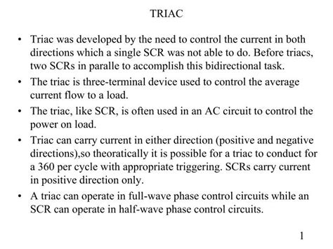 Ppt Triac Powerpoint Presentation Free Download Id 4060409