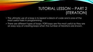 Programming Concepts PPT