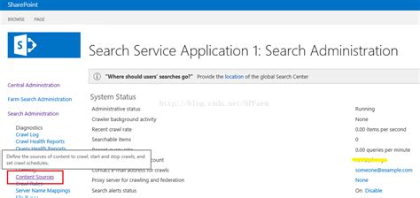 Sharepoint Search之三新建内容源content Sourcecontentsource标签 Csdn博客