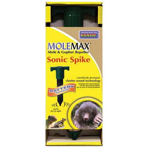 Bonide Molemax Sonic Spike Repeller Battery