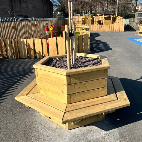 Bespoke Timber Tree Planter Precision Timber