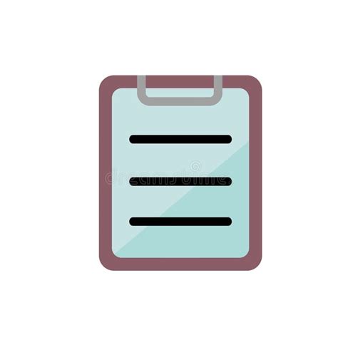 Manual Technical Report Vector Icon Stock Vector Illustration Of