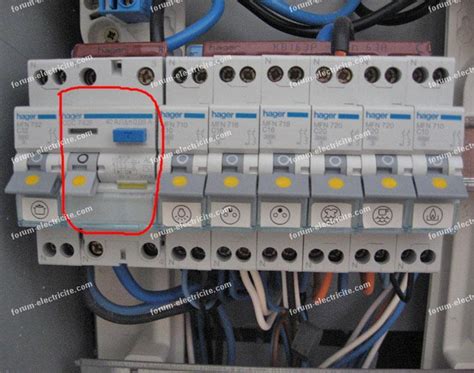 Question Électricité Problème de disjoncteur suite à installation d