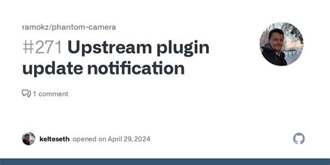 Upstream Plugin Update Notification · Issue 271 · Ramokzphantom