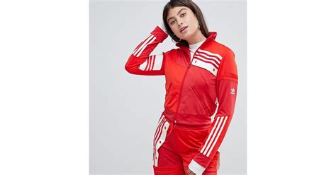 Adidas Originals X Danielle Cathari Deconstructed Track Top In Red Lyst