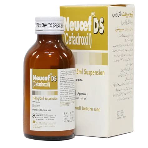 Buy Original Neucef 250 Mg Ds 60ml Susp German In Pakistan