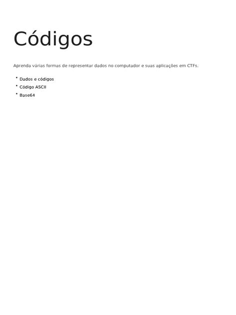 Códigos Pdf Ascii Informática