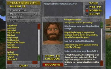 Advanced Dialogue At Daggerfall Unity Nexus Mods And Community