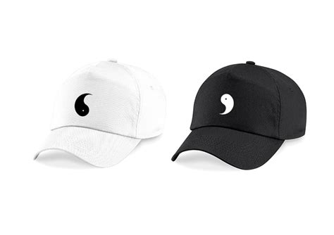 Casquettes Couple Yin Yang Assortis Moi