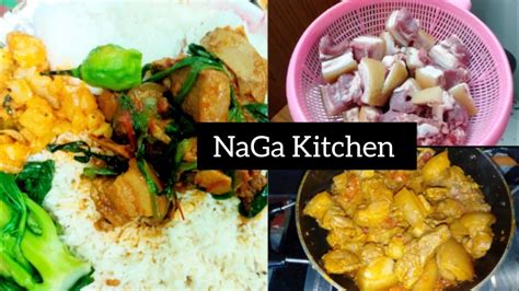 Naga Kitchen Prok Belly Mukbang With Bamboo Shoots And King Chilly 🌶️🌶