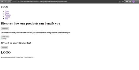 How To Create A Simple Web Page Using Html And Css Dev Community
