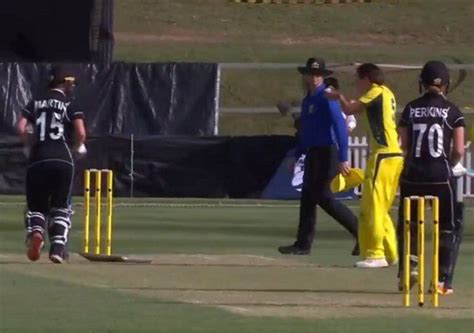 Watch New Zealands Katie Perkins Gets Out In The Most Bizarre Way Possible Against Governor